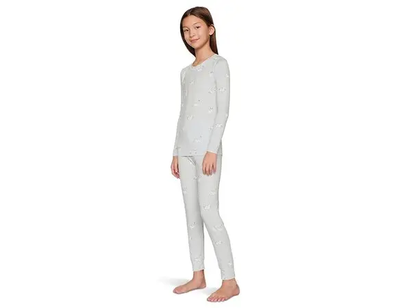 Eberjey Gisele Printed The Night Time Set - Gray
