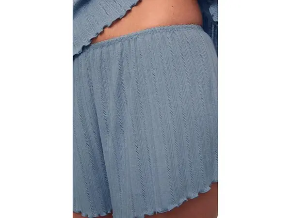 Eberjey Pointelle Shorts - Blue