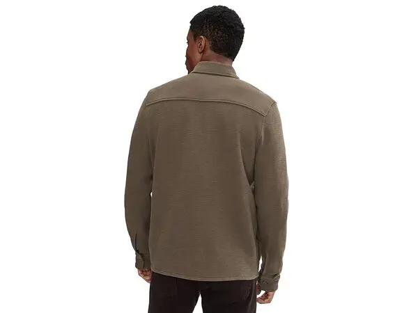 Vince Double Slub Shirt Jacket - Green