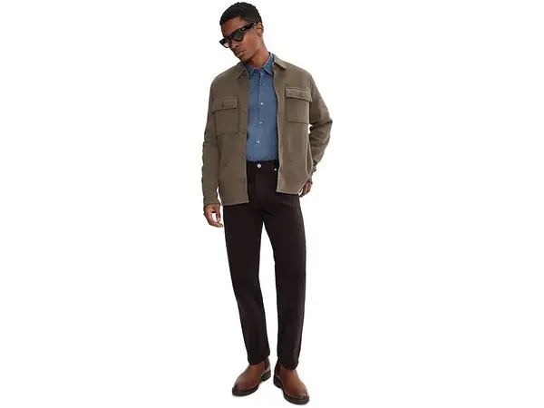 Vince Double Slub Shirt Jacket - Green
