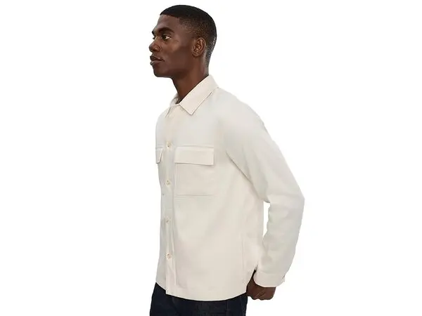 Vince Stretch Linen Chore Jacket