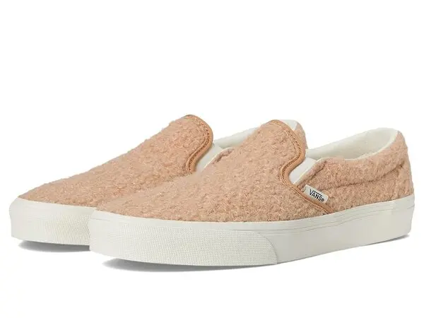 VANS Classic Slip-on Sherpa Tan - White