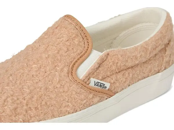 VANS Classic Slip-on Sherpa Tan - White