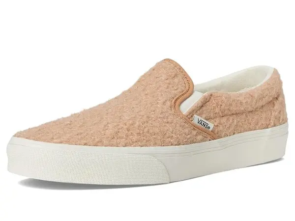 VANS Classic Slip-on Sherpa Tan - White