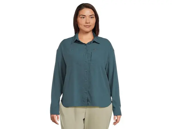 Columbia Silver Ridge Utility Long Sleeve Shirt - Blue