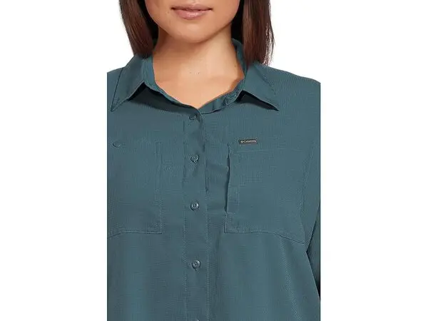 Columbia Silver Ridge Utility Long Sleeve Shirt - Blue