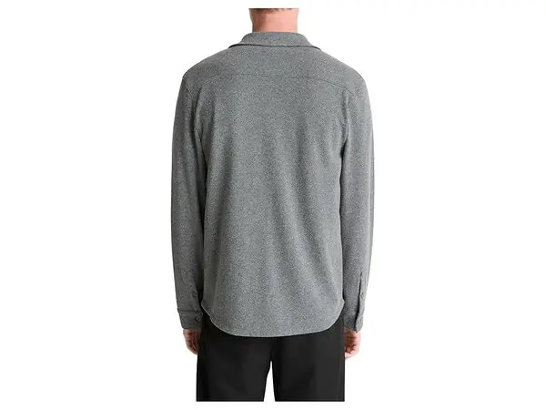 Vince Solid Knit Shirt Clothing Med H Grey