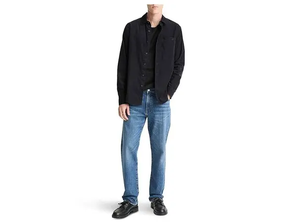 Vince Corduroy Long Sleeve Shirt Clothing Coastal - Navy