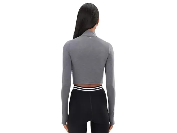 Splits59 Stevie Active Rib 1/2 Zip Top - Gray