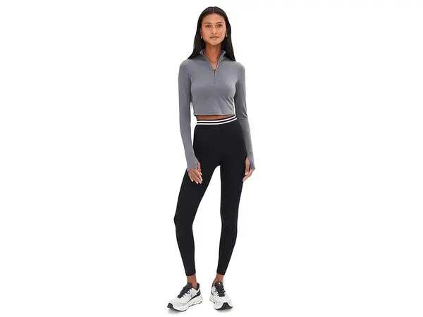 Splits59 Stevie Active Rib 1/2 Zip Top - Gray
