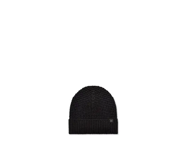 UGG Waffle Cuff Beanie - Black