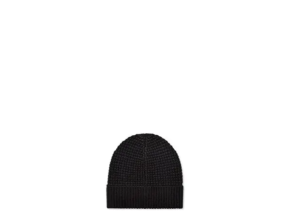 UGG Waffle Cuff Beanie - Black