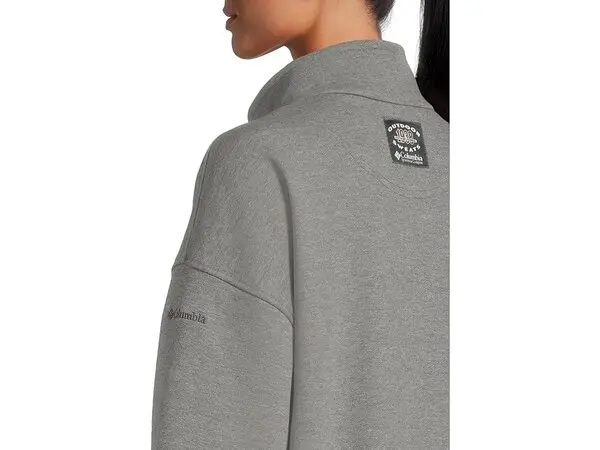 Columbia Half Zip Coat - Gray
