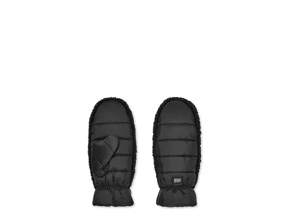 UGG Aw Fluff Mitten Extreme Cold Weather Gloves - Black