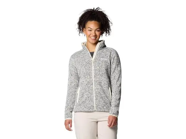 Columbia Fleece Full Zip Sweater - Chalk Heather