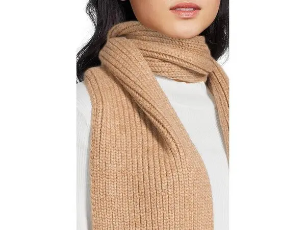 UGG Chunky Rib Scarf Scarves Camel - Tan