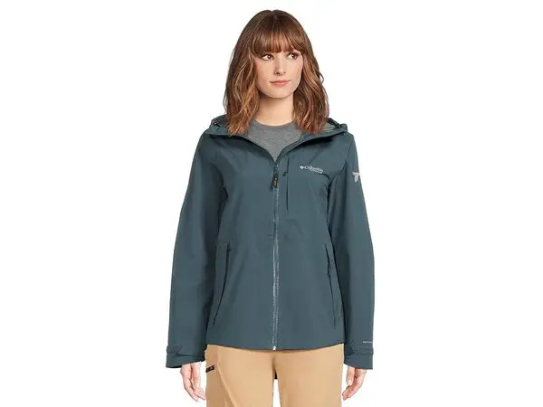 Columbia Ampli-dry Ii Shell Coat Shale - Blue