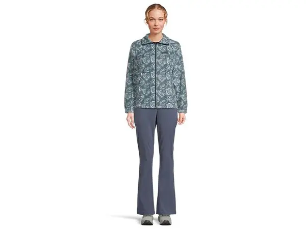 Columbia Benton Springs Printed Full Zip Fleece Jacket - Green