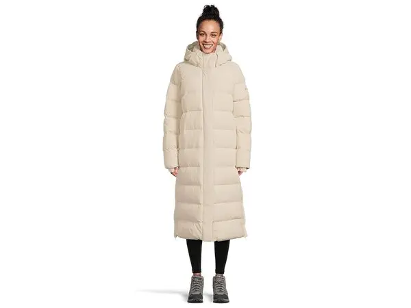 Columbia Amaze Puff Long Hooded Jacket - Tan