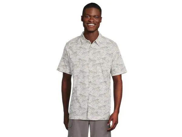Columbia Wild Cast Camp Shirt Clothing Nocturnal Guadalupe Convo - Gray