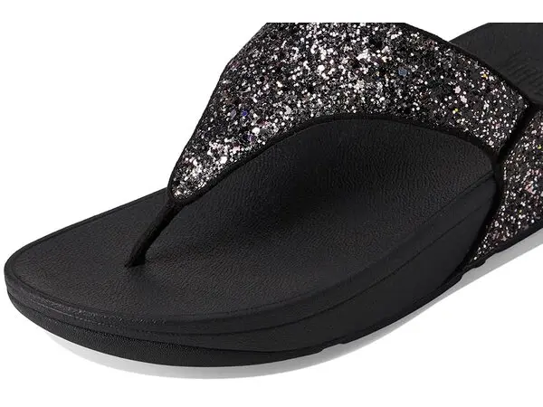 Fitflop Multi-tonal Glitter Toe Post Sandals - Black