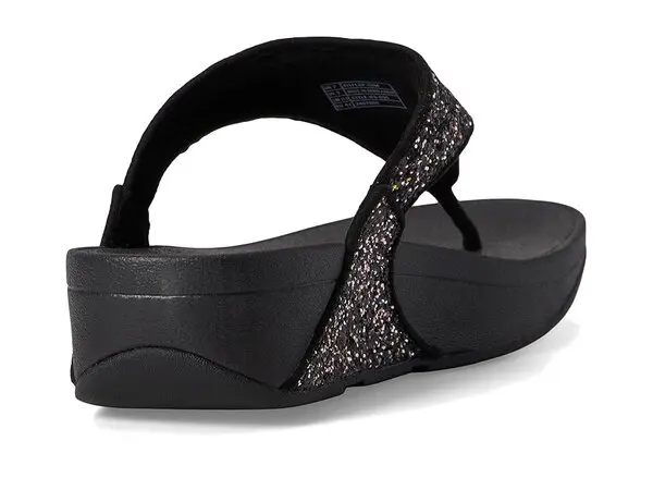 Fitflop Multi-tonal Glitter Toe Post Sandals - Black