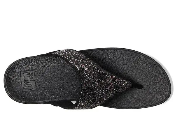Fitflop Multi-tonal Glitter Toe Post Sandals - Black