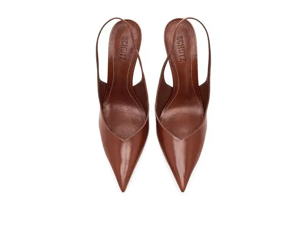 Schutz Lexi Sling High Heel Pumps - Brown