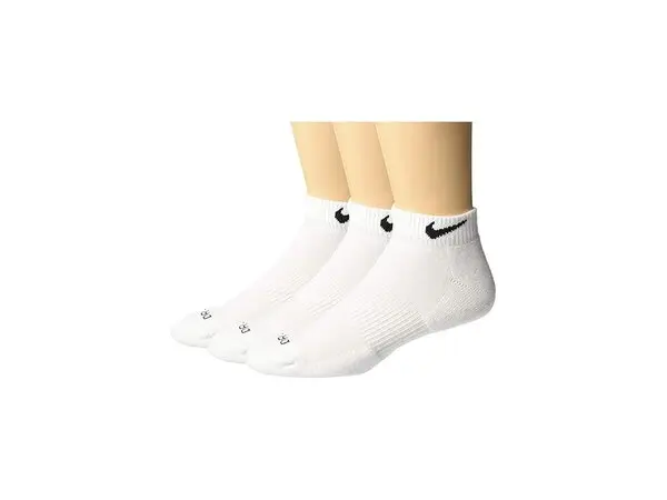 Nike Everyday Plus Cushion Low Socks 3-pair Pack - White