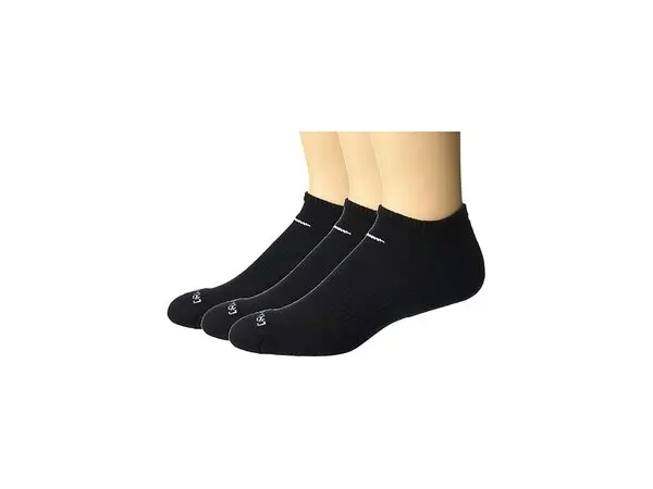 Nike Everyday Plus Cushion No Show Socks 3-pair Pack - Black