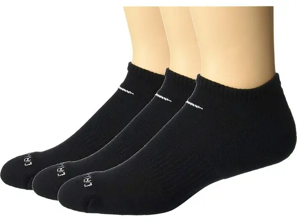 Nike Everyday Plus Cushion No Show Socks 3-pair Pack - Black