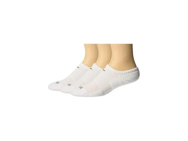 Nike Everyday Plus Cushion No Show Socks 3-pair Pack - White