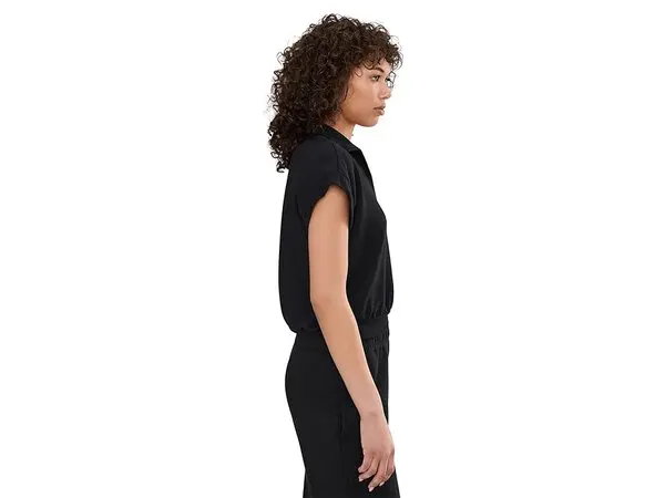 Splits59 Evie Fleece Sleeveless Polo Sweatshirt