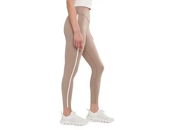 Splits59 Mia Rigor Legging With Contrast Stripe - Beige