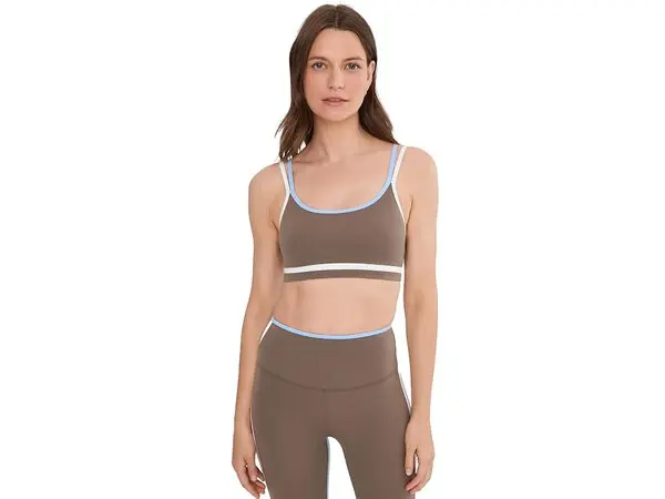 Splits59 Eva Rigor Double Strap Bra Bra Black/military - Brown