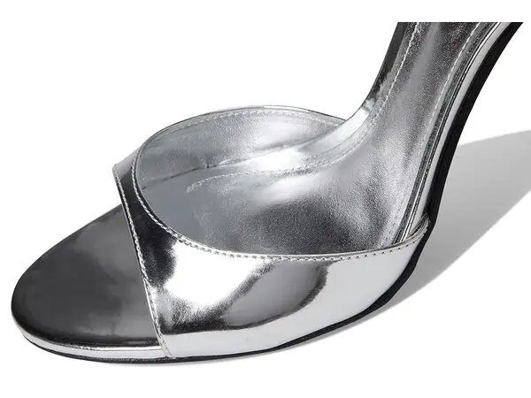 Schutz Scarlett Stiletto Sandals - Silver