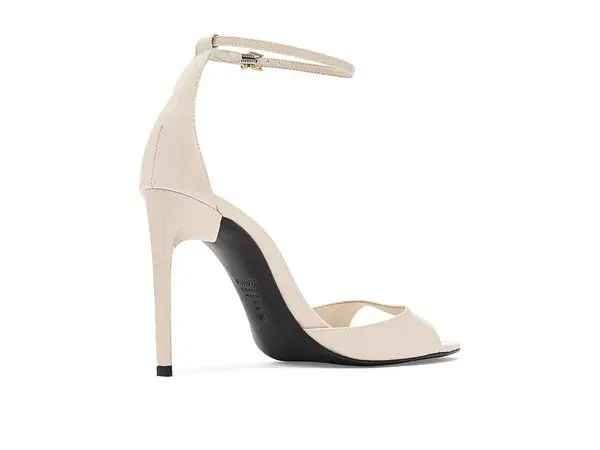 Schutz Scarlett Stiletto Sandals - White