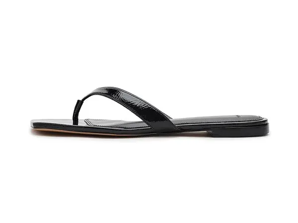 Vince San Juan Thong Ii Flat Sandals - Black