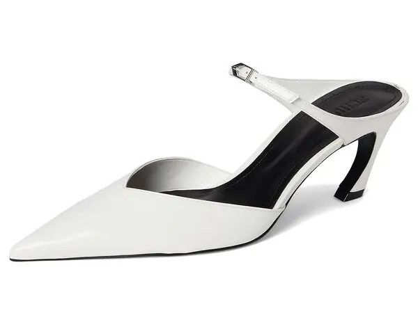 Schutz Laurie Patent Leather Stiletto Pumps With Buckle Ankle Strap