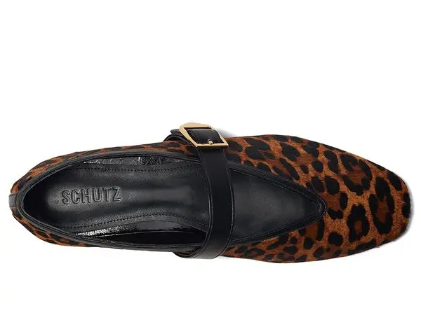 Schutz Courtney Buckle Flat Shoes