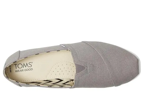 Toms Classic Alpargata Heritage Canvas Slip-on - Gray