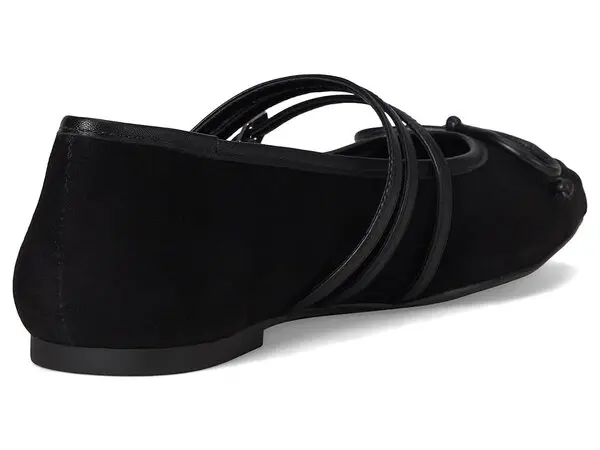 Schutz Arissa Strap Ballet Flats With Bow Detail