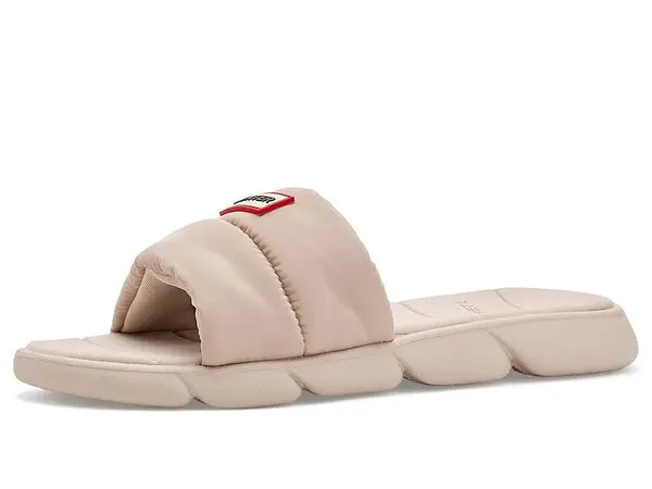 Hunter Quilted Slide Sandals - Neutral