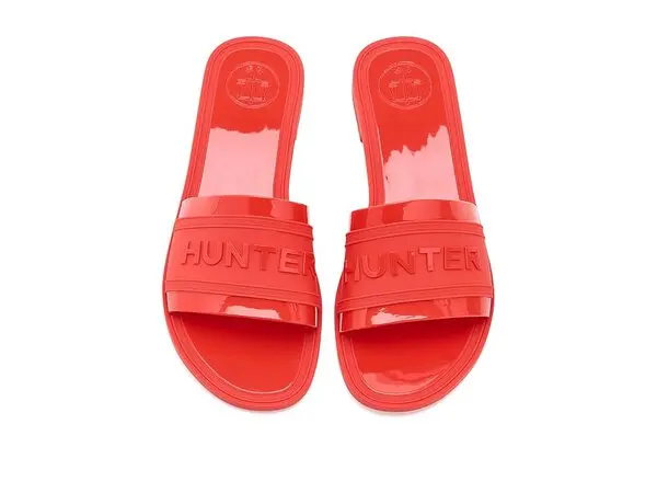 Hunter Marina Slip-on Sandals - Red