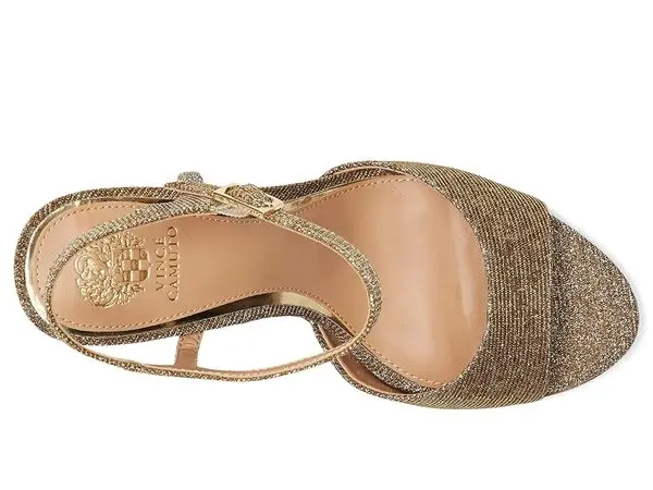 Vince Camuto Lilah Ankle Strap High Heel Sandal - Bronze