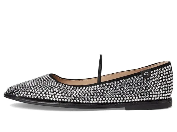 COACH Emilia Mary Jane Embellished Flats