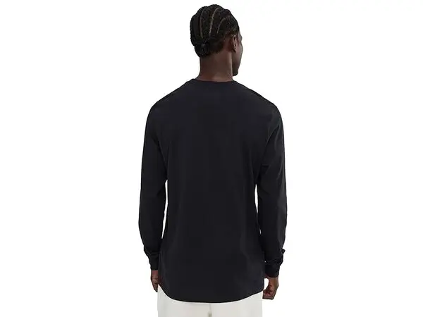 Nike Nsw Tee Long Sleeve Embroidered Futura T Shirt /white - Black