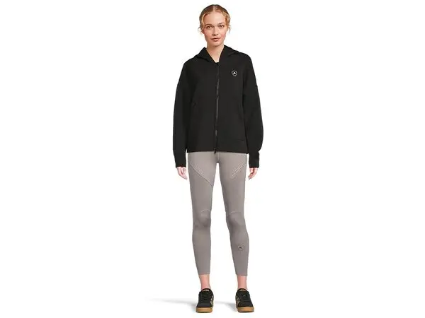 Adidas By Stella McCartney Full-zip Scuba Hoodie - Black