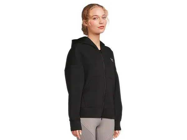 Adidas By Stella McCartney Full-zip Scuba Hoodie - Black