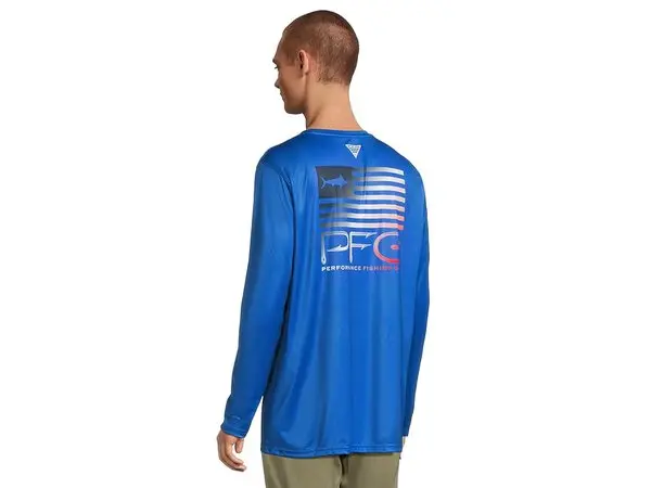 Columbia Terminal Tackle Long Sleeve Performance Shirt - Blue